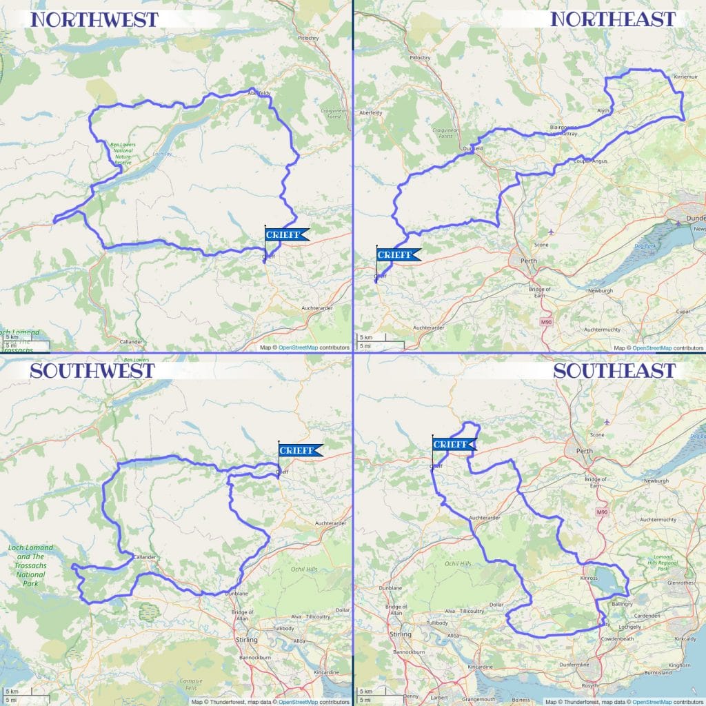Crieff Cloverleaf :: A great motorcycle touring holiday in Scotland.