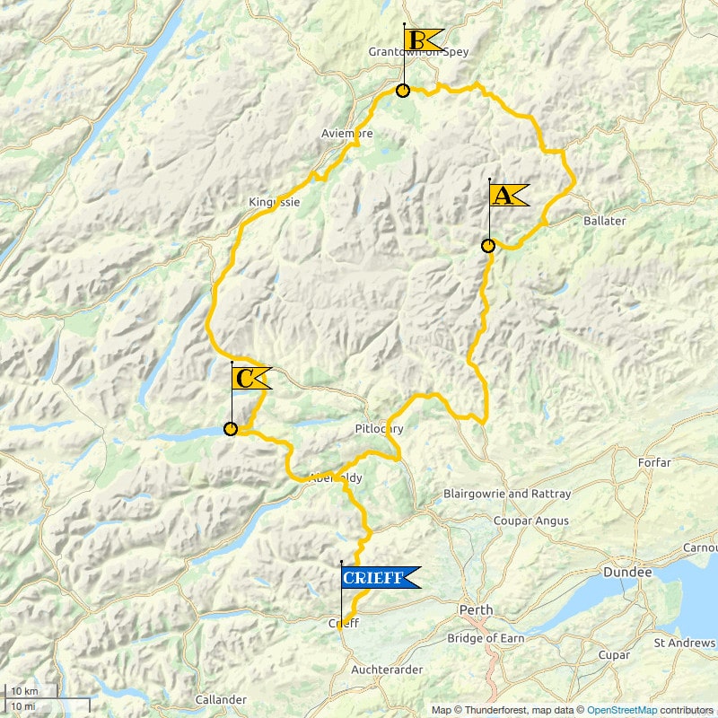 Crieff Cloverleaf :: The perfect motorcycle touring holiday in Scotland.