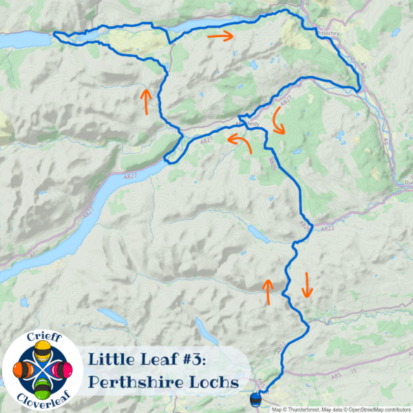 Crieff Cloverleaf Shorter Routes - The Little Leaf