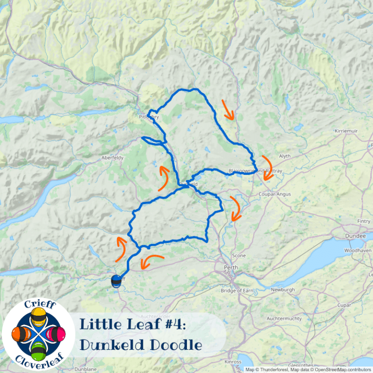 Crieff Cloverleaf Shorter Routes - The Little Leaf